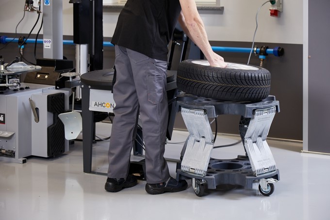 Wheel Trolley Recycled Easy Lift - Ahcon