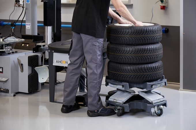 Wheel Trolley Recycled Easy Lift - Ahcon